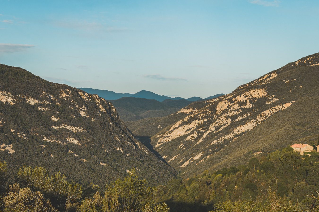 Parc naturel de la zone volcanique de la Garrotxa en Catalogne